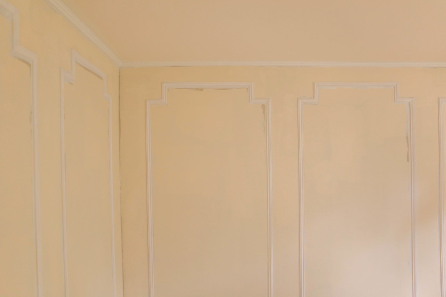 DIY Wall Moulding Frames - In Honor Of Design